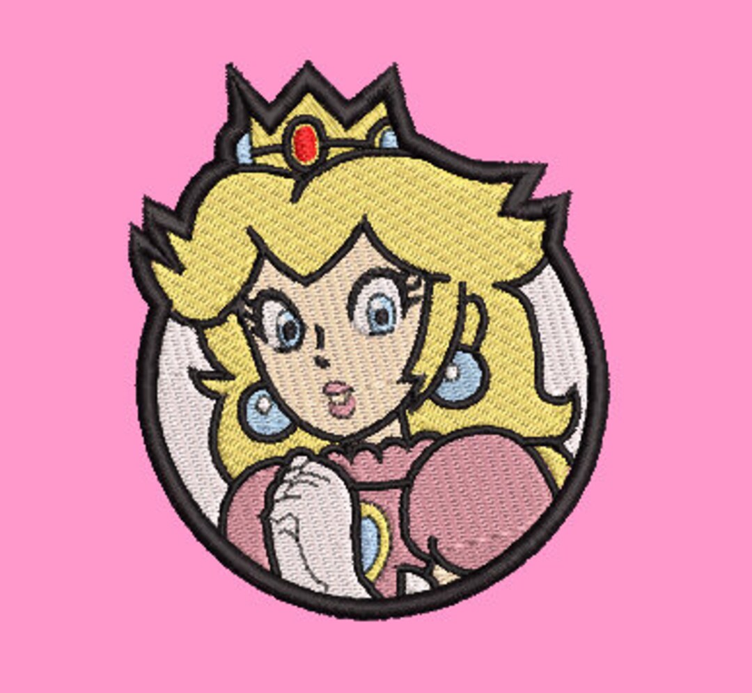 Princess Peach Embroidery Digital File PES Format Only - Etsy
