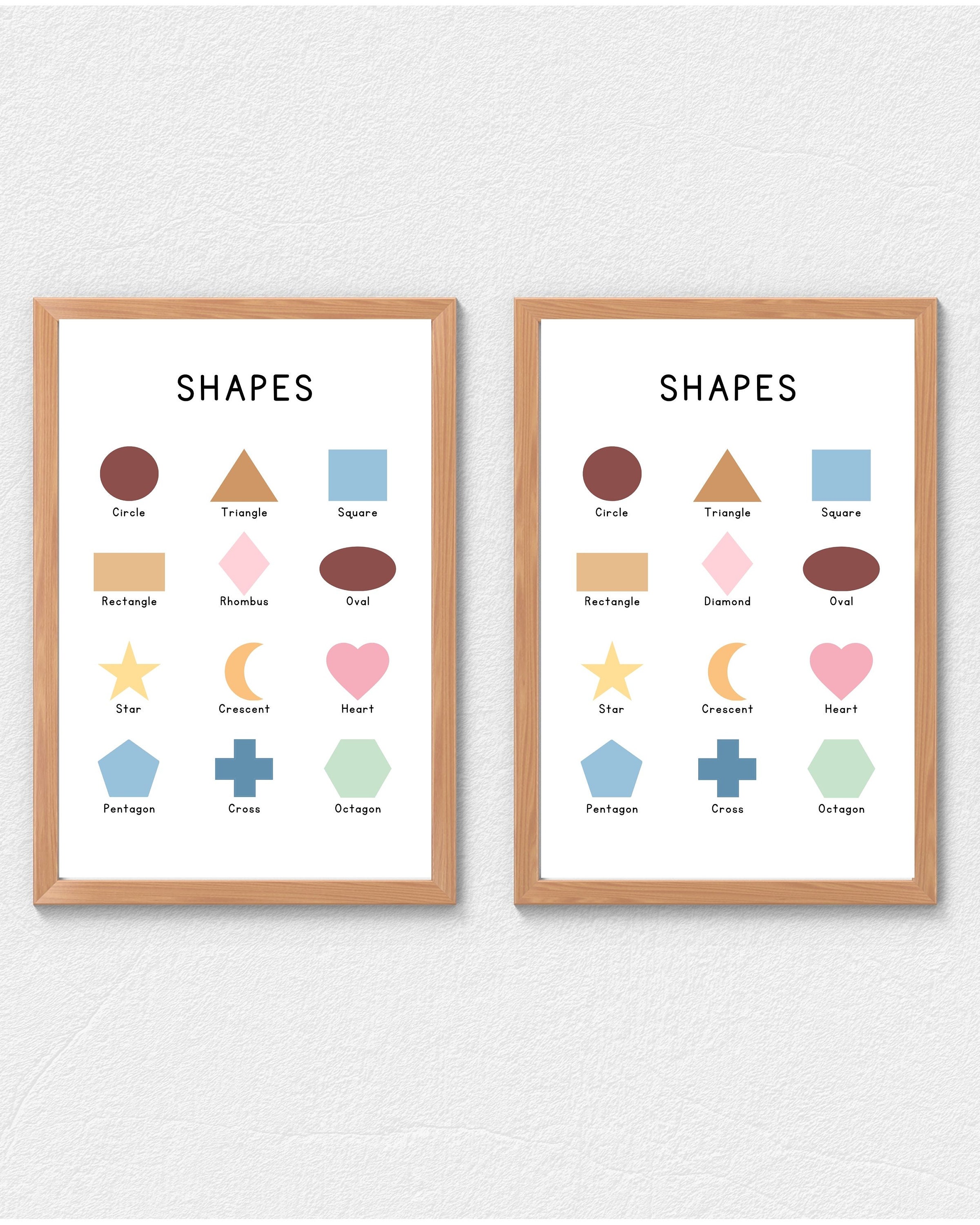 Educational Poster Bundle, Homeschool, Classroom, Playroom, Montessori ...