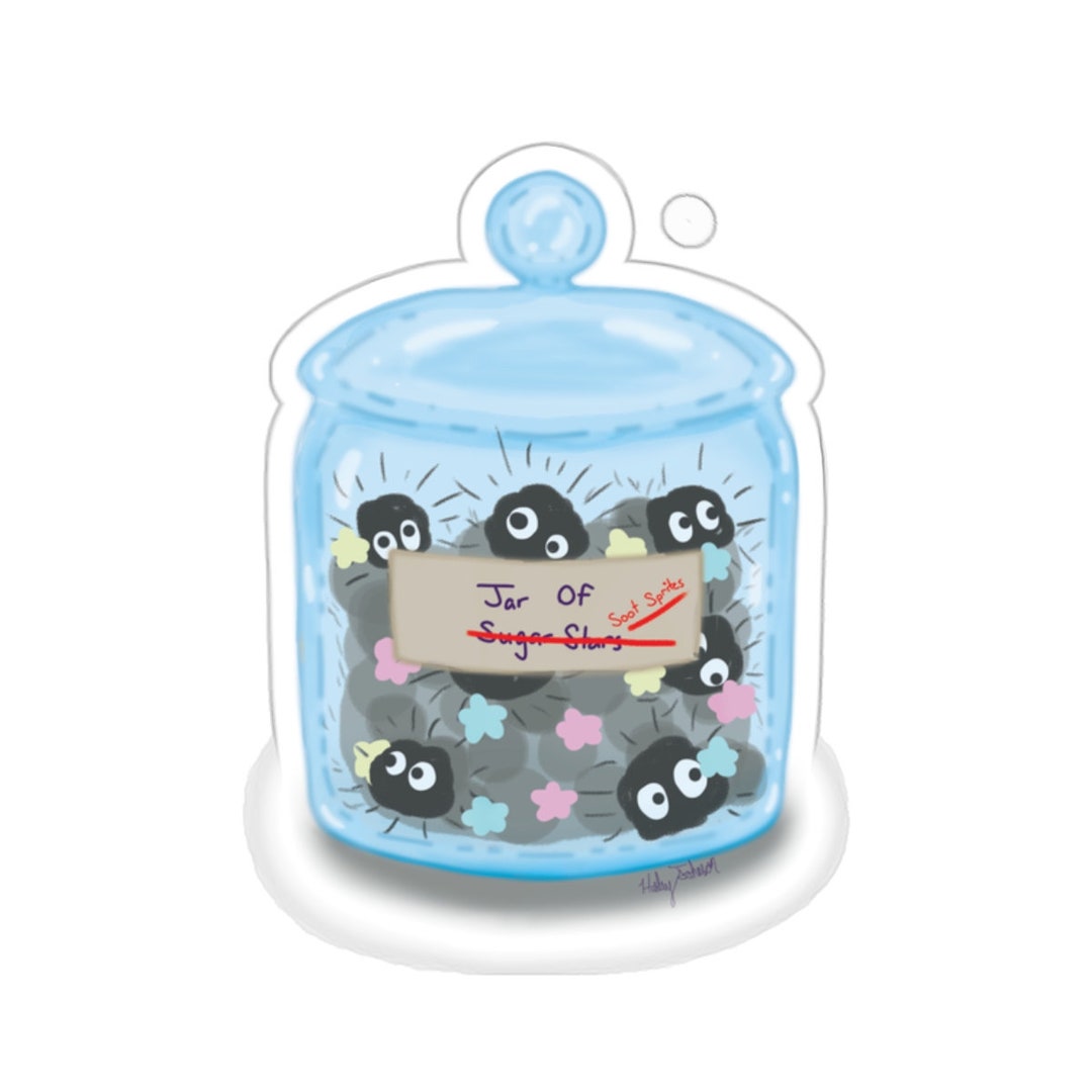 Jar of Soot-sprites Stickers - Etsy