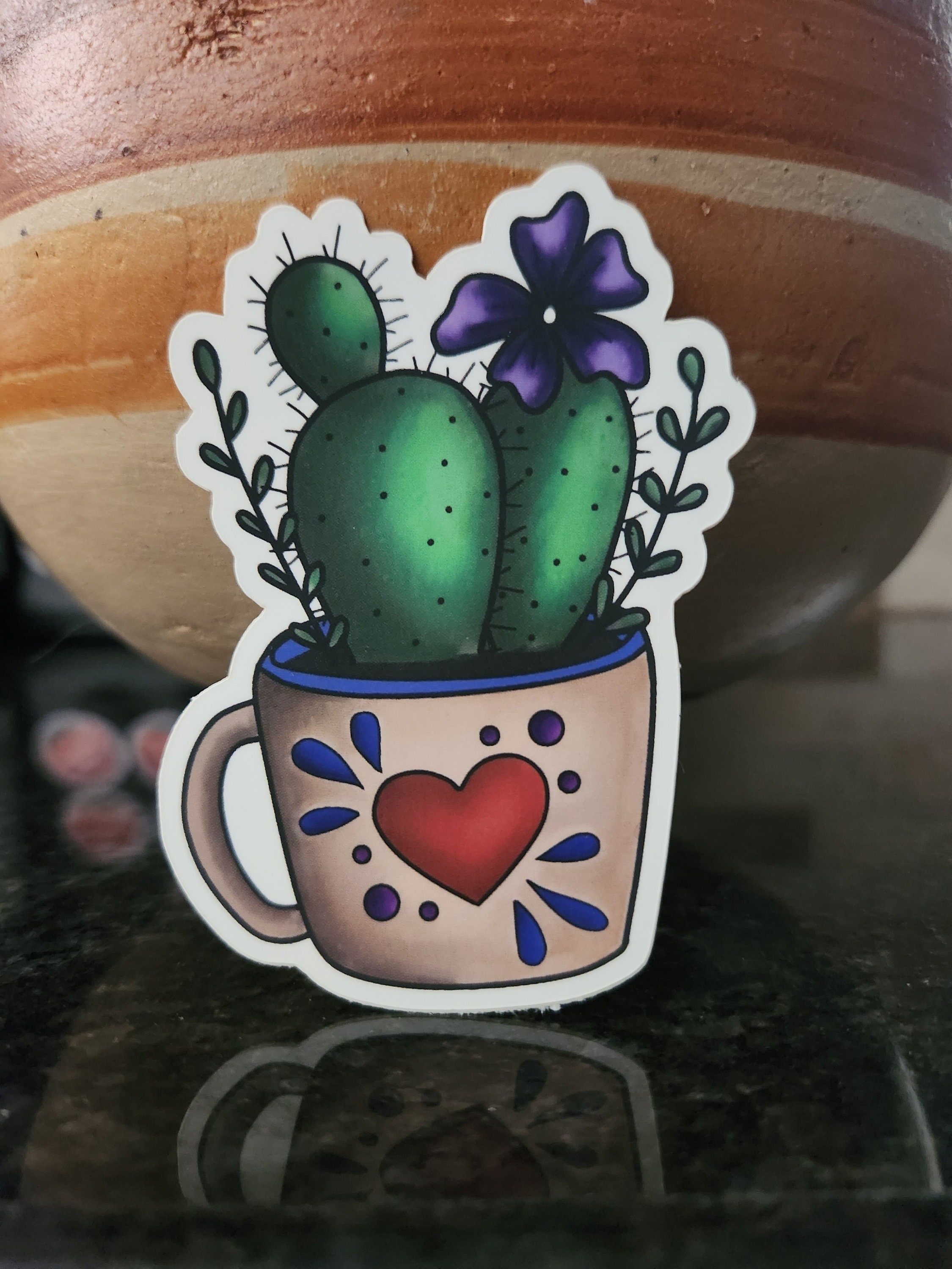 Tasita De Nopal Sticker - Etsy