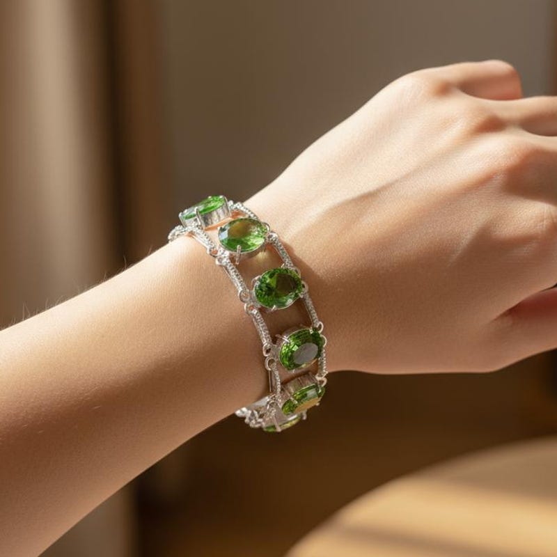 Green Garnet Pendant Aaa - Etsy