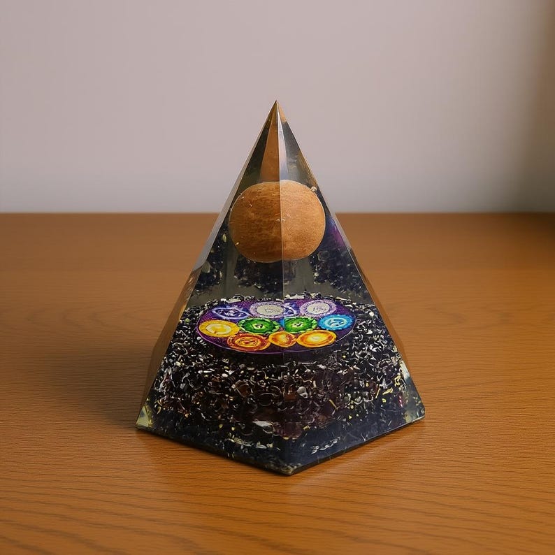 Buy Garnet Energy Pyramid | Healing Orgone Generator for Strength ...