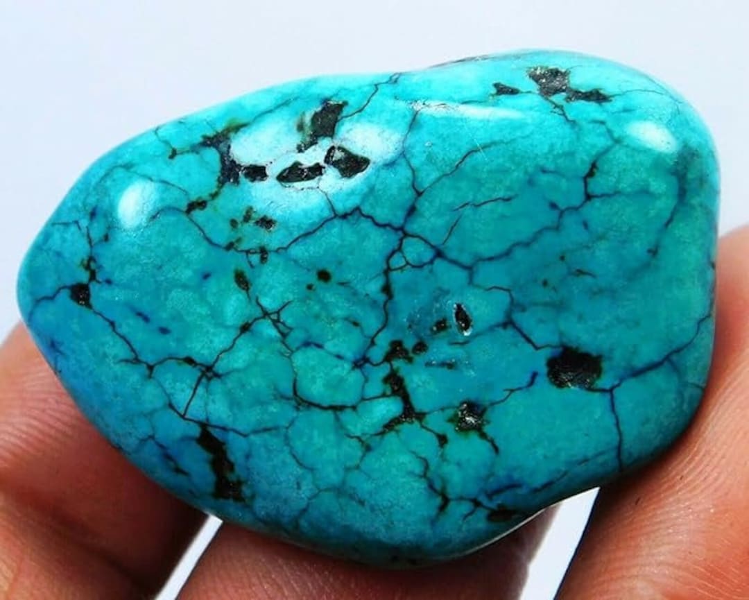 Arizona Turquoise Natural Uncut 100-120 Carat Blue Rough Gemstone Raw ...
