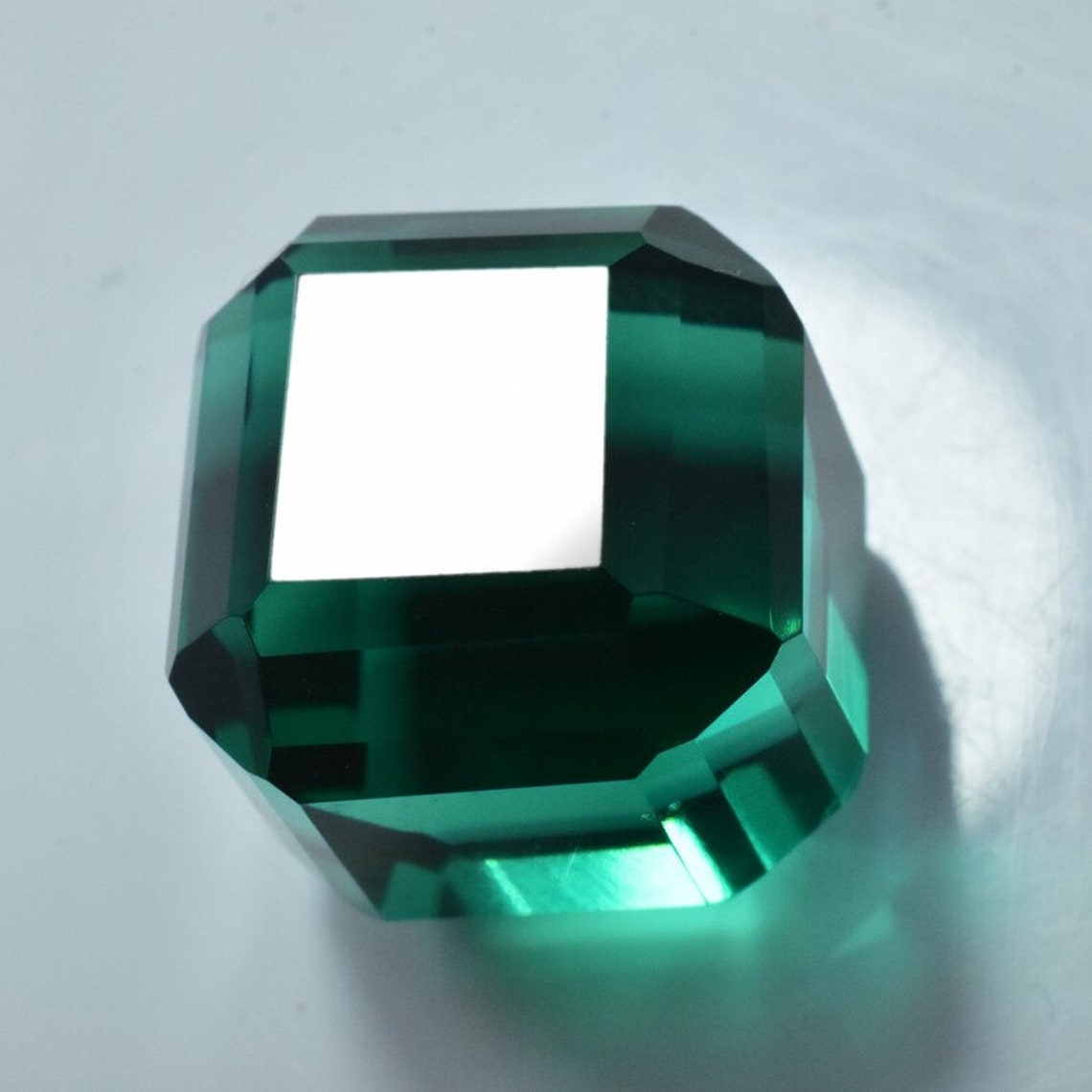 Natural Green Emerald Cube Gemstone | 25-30 Carat AAA Loose Jewelry ...