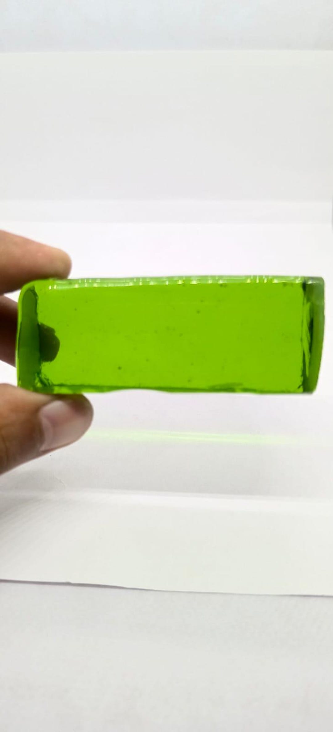 545 Ct Lab‑grown Green Peridot Nano Crystal | Brilliant Vibrant Green ...