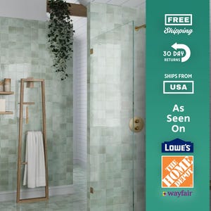 4x4 Vintage Tea Green Tile Backsplash -antique Decorative Tile Glossy ...