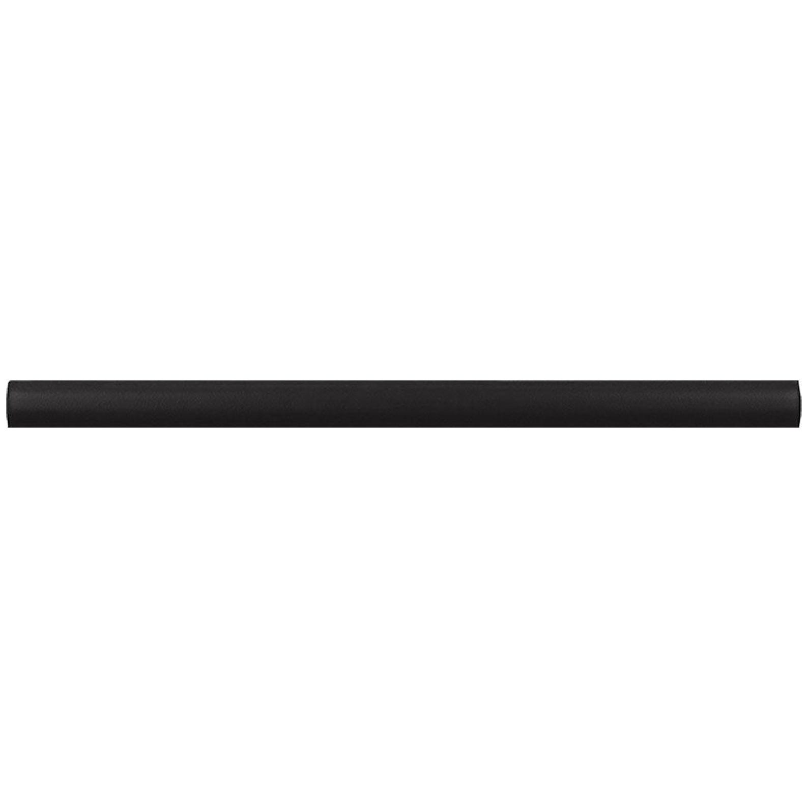 10 Pack Arte 0.47 In. X 7.87 In. Matte Black Ceramic Pencil Tile Trims ...