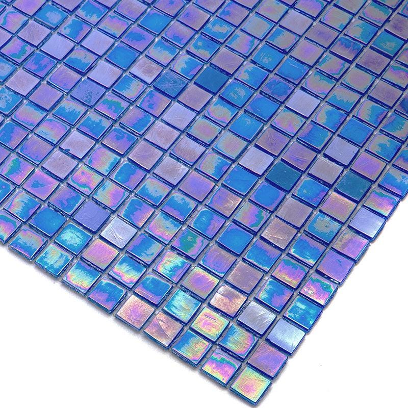 Egyptian Blue 12x12 Glossy Uniform Square Glass Mosaic Tile - Etsy