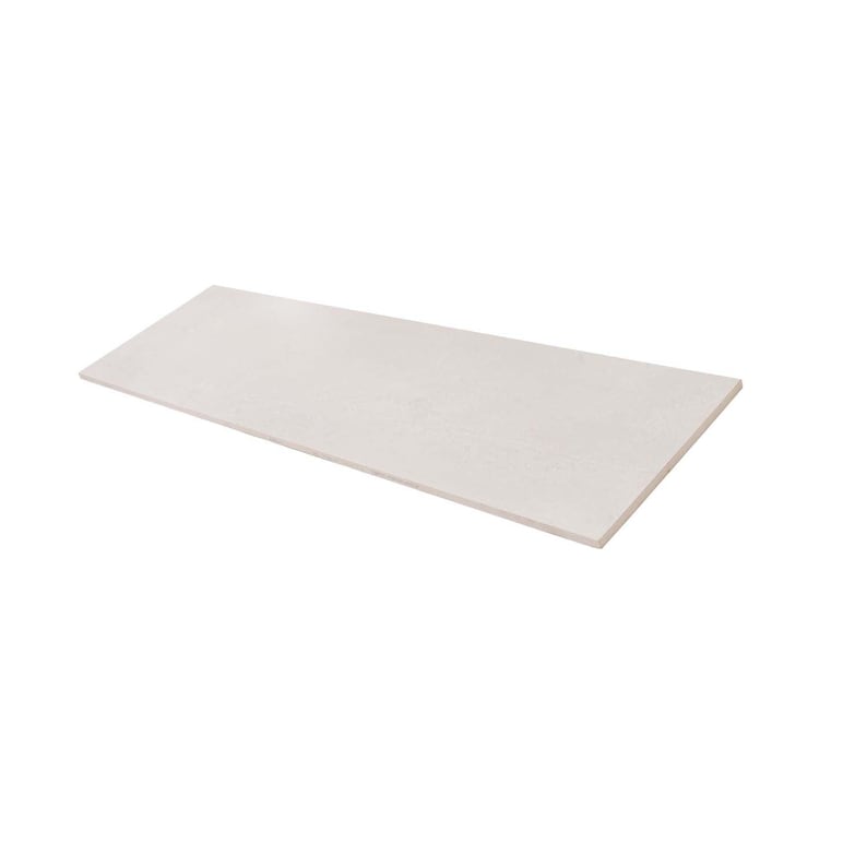4 Pack Bone White 11.4-in W X 39.3-in L Matte Ceramic Wall and Floor ...
