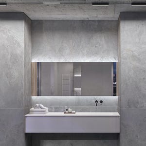 2 Pack Splendor 23.7 In. X 47.25 In. Matte Gray Porcelain Rectangular ...