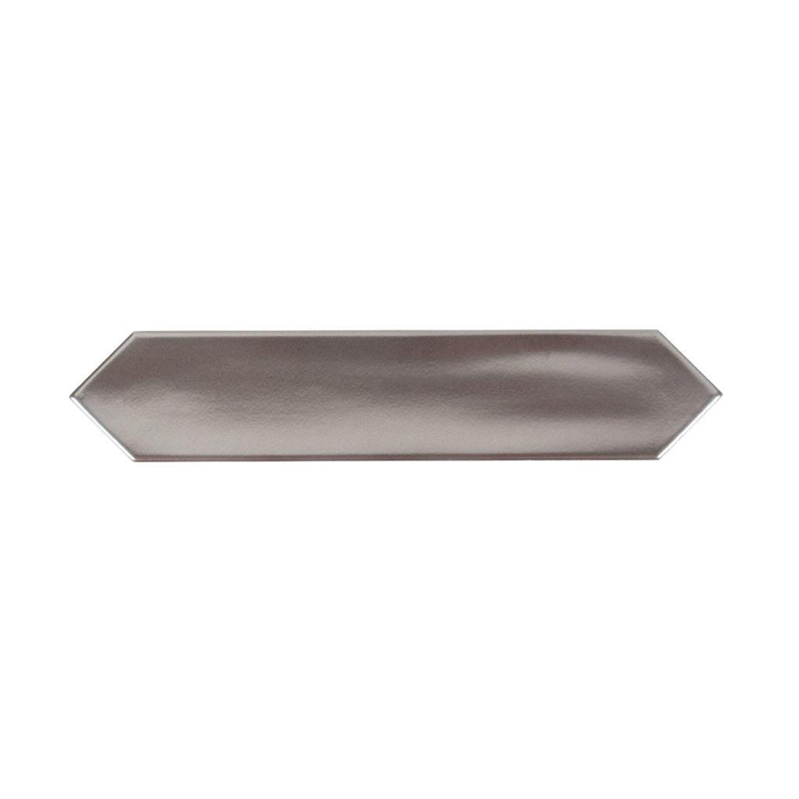 44 Pack Piquet 2 In. X 10 In. Glossy Silver Metallic Ceramic Picket ...