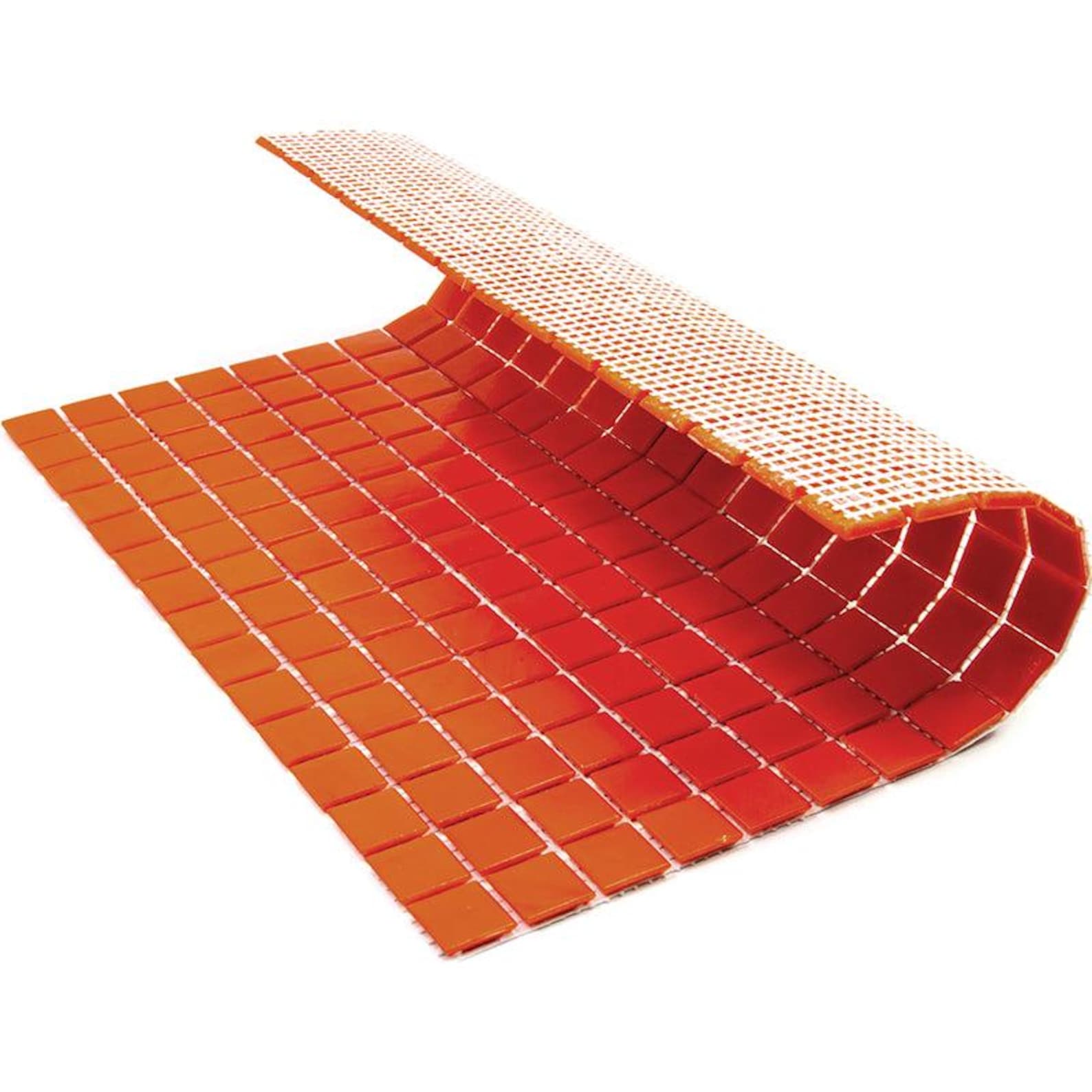 Scarlet Red 12x12 Uniform Square Glossy Glass Mosaic Tile - Etsy