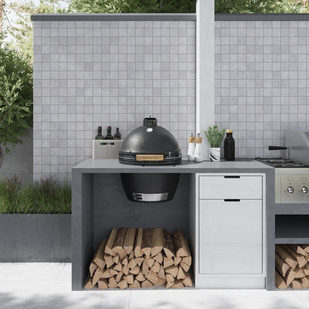 Gray 4 X 5 Matte Uniform Square Porcelain Mosaic Tile - Sample - Etsy