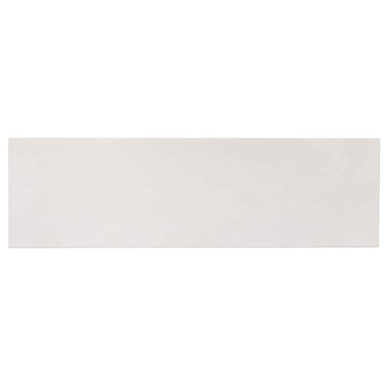 4 Pack Bone White 11.4-in W X 39.3-in L Matte Ceramic Wall and Floor ...