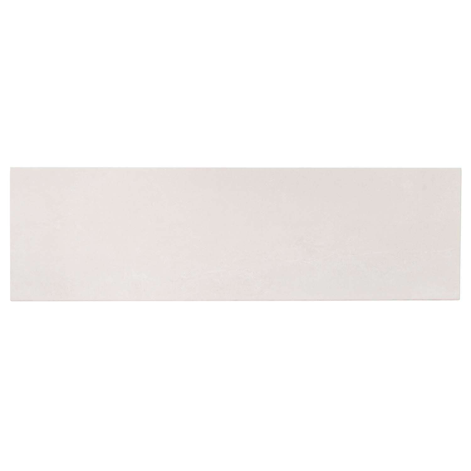 4 Pack Bone White 11.4-in W X 39.3-in L Matte Ceramic Wall and Floor ...