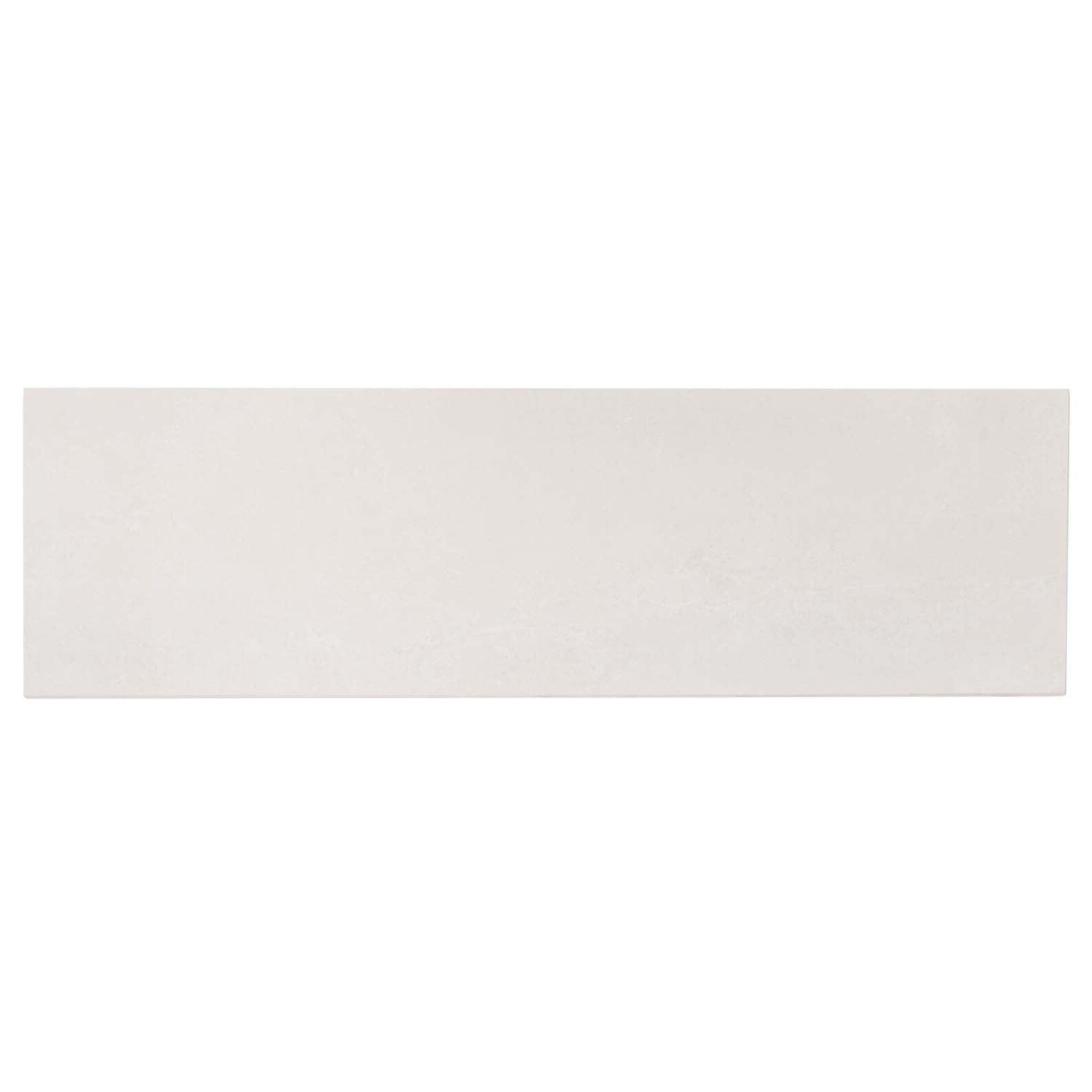 4 Pack Bone White 11.4-in W X 39.3-in L Matte Ceramic Wall and Floor ...
