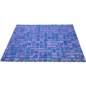Egyptian Blue 12x12 Glossy Uniform Square Glass Mosaic Tile - Etsy