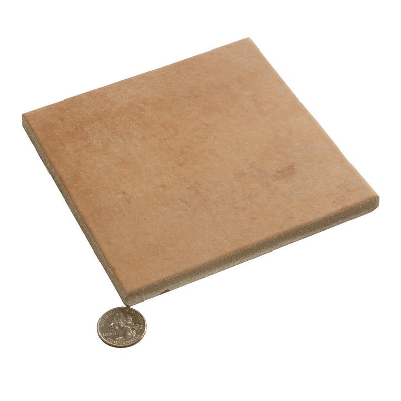Terracotta 6x6 Matte Square Porcelain Tile - Sample - Etsy