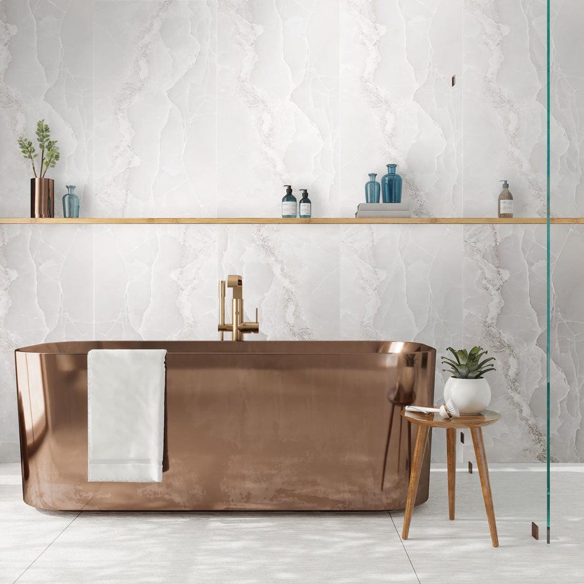 2 Pack Splendor 24 In. X 48 In. Lappato White Porcelain Rectangular ...