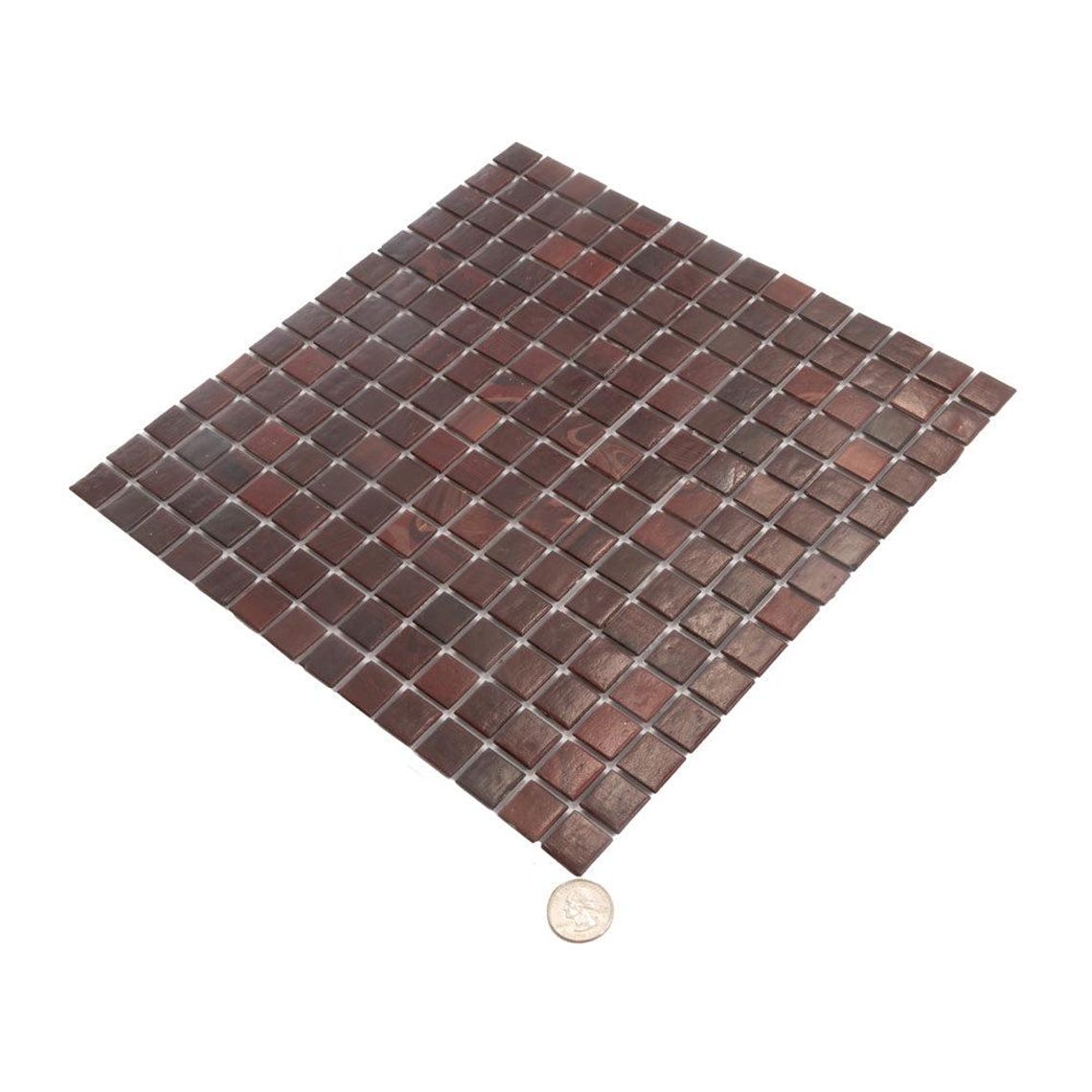 Ruby Red 4 X 5 Glossy Uniform Square Glass Mosaic Tile - Sample - Etsy