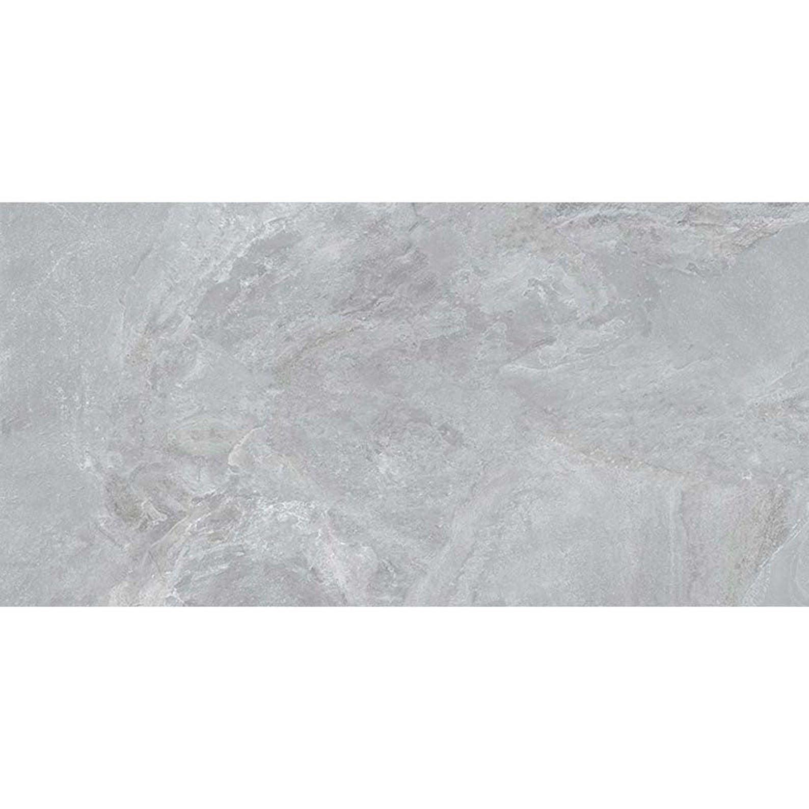 2 Pack Splendor 23.7 In. X 47.25 In. Matte Gray Porcelain Rectangular ...