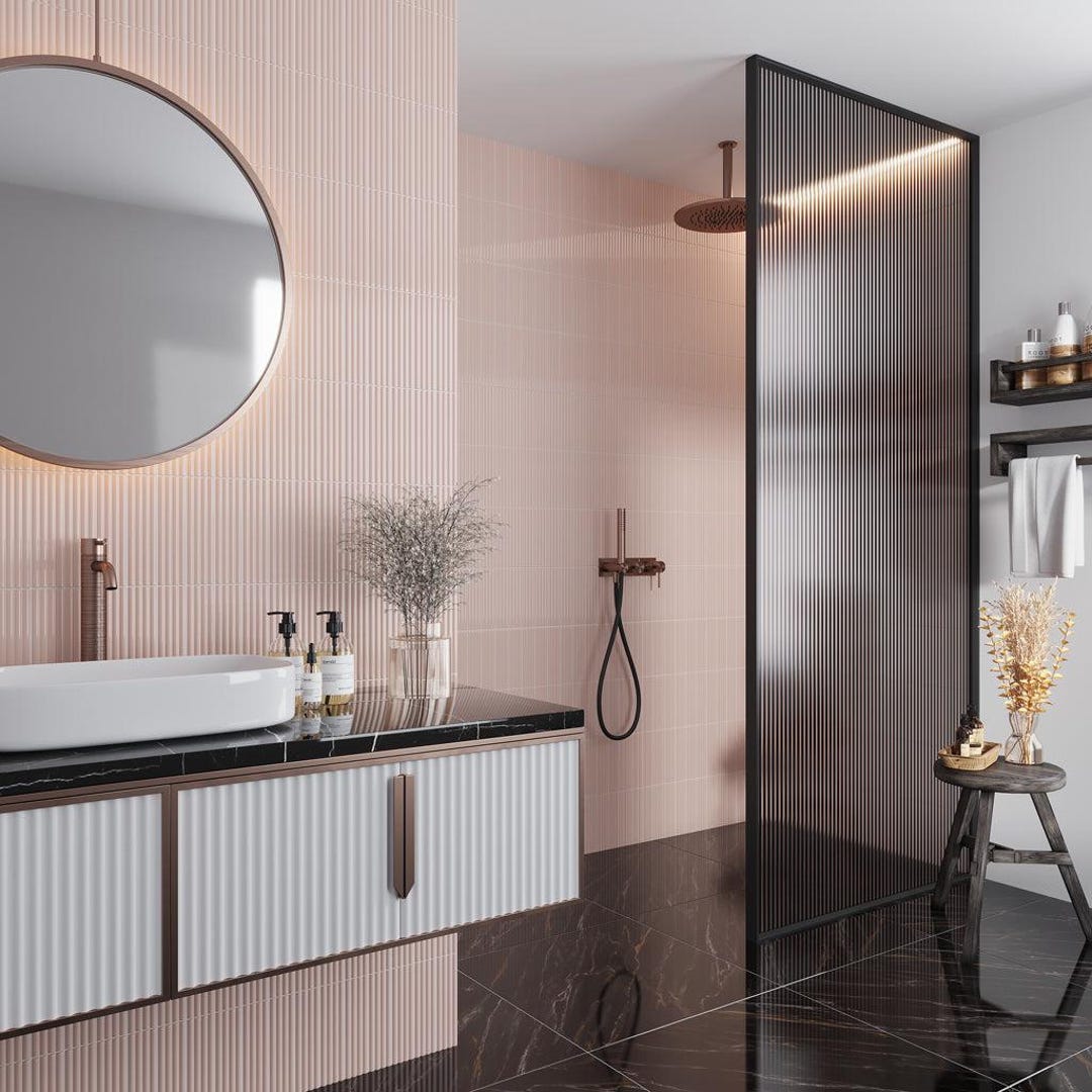 Pink 2x8 Glossy Ceramic Subway Deco Tile (38 Pack, 4.09 Sq Ft/case) - Etsy