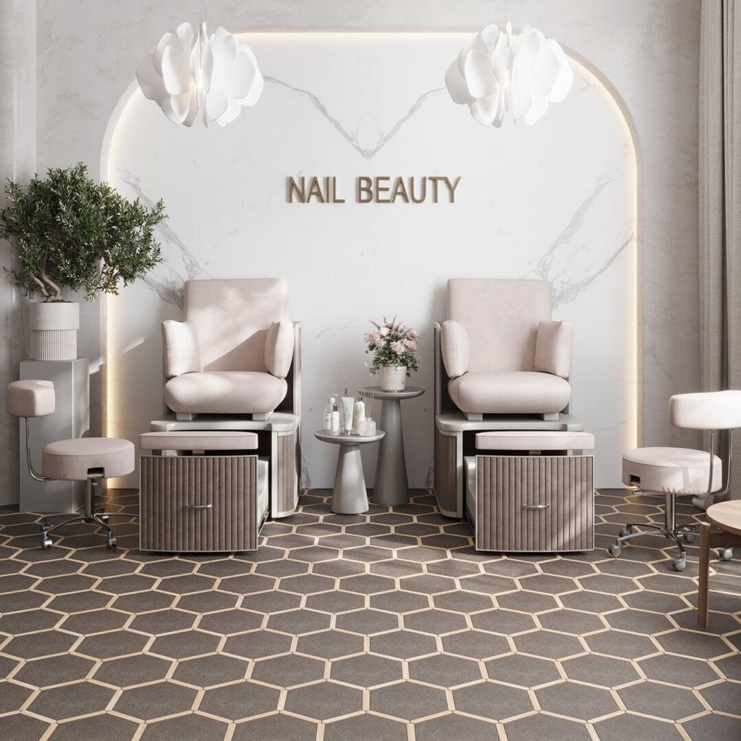 Jet Black Brown 9x10 Matte Hexagon Porcelain Tile (18 Pack, 8.07 Sq Ft ...