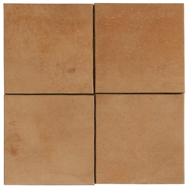 Terracotta 6x6 Matte Square Porcelain Tile - Sample - Etsy