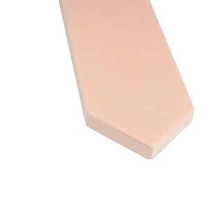 44 Pack Piquet 2 In. X 10 In. Matte Pink Ceramic Picket Wall and Floor ...