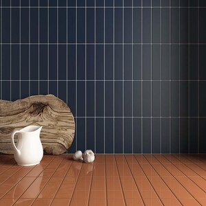 Blue 2x8 Matte Ceramic Subway Tile (60 Pack, 6.48 Sq Ft/case) - Etsy