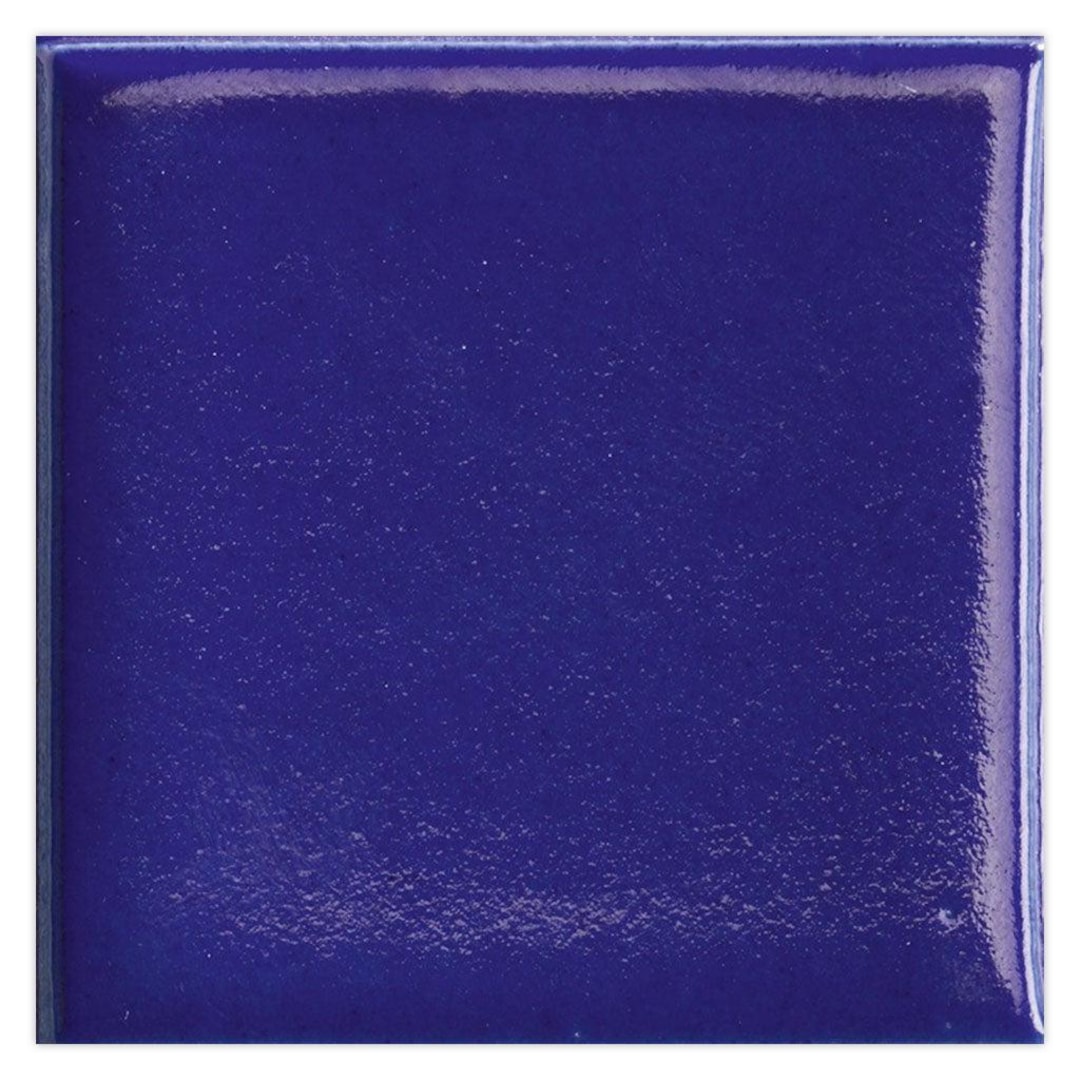 Royal Blue 2x2 Glossy Square Porcelain Tile (50 Pack, 0.86 Sq Ft/case ...