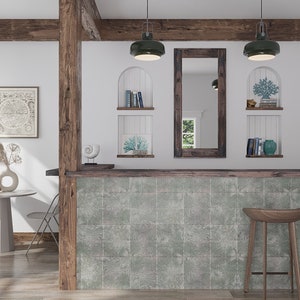 Blue Green 12x40 Dotted Ceramic Large Format Tile (2 Pack, 6.24 Sq Ft ...