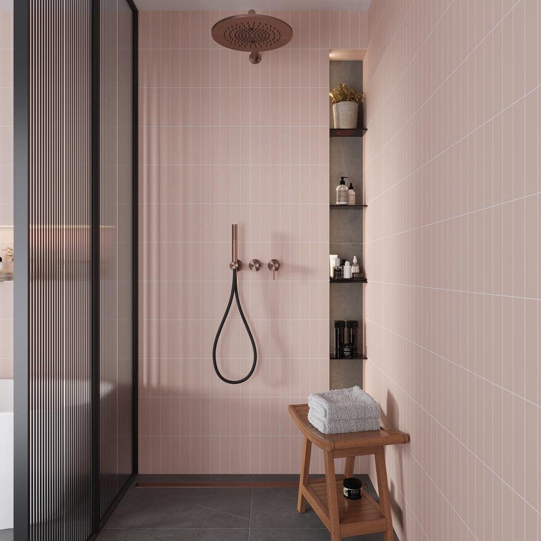 Pink 2x8 Matte Ceramic Subway Tile (50 Pack, 5.4 Sq Ft/case) - Sample ...