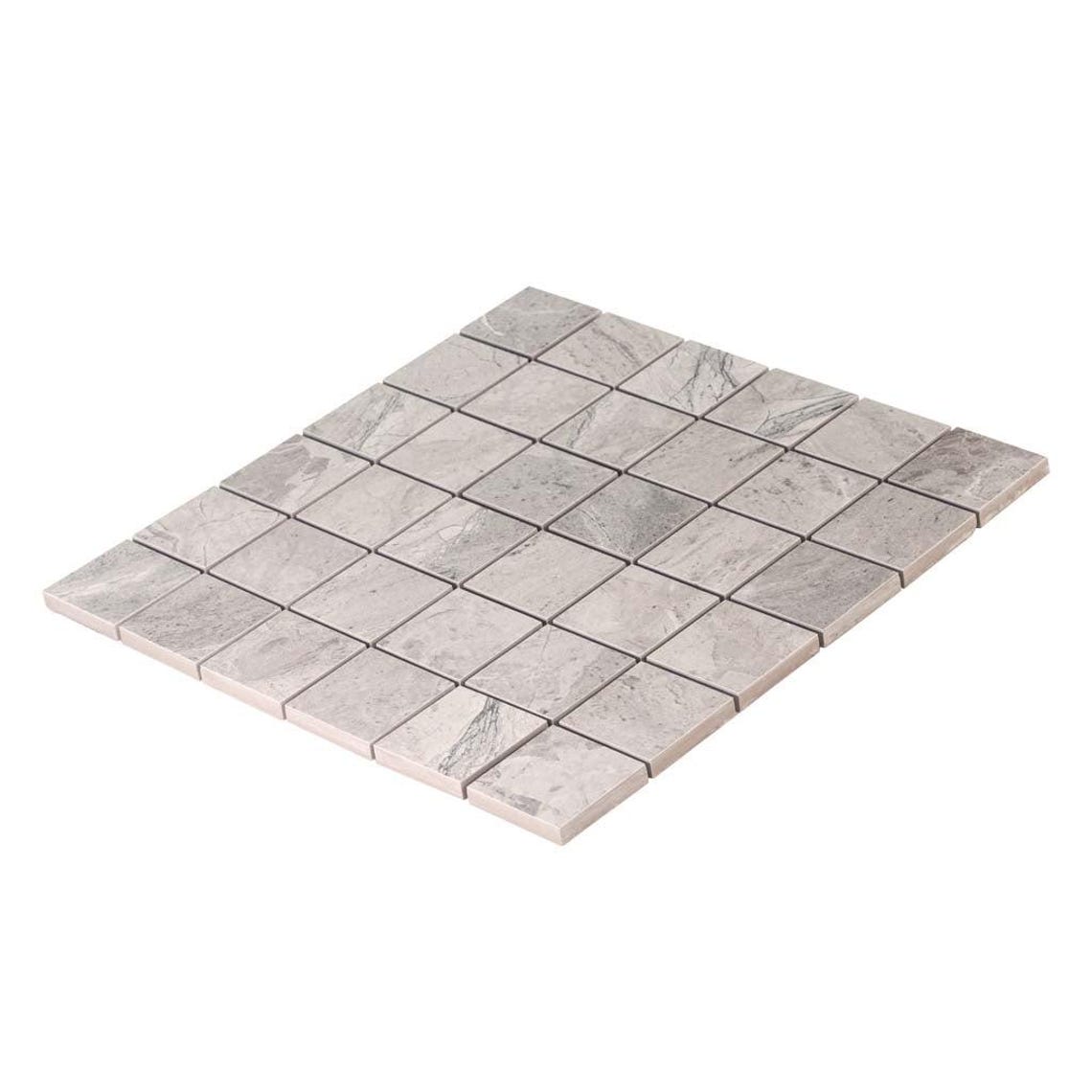 6 Pack Splendor 2 In. X 2 In. Matte Beige Porcelain Mosaic Wall and ...