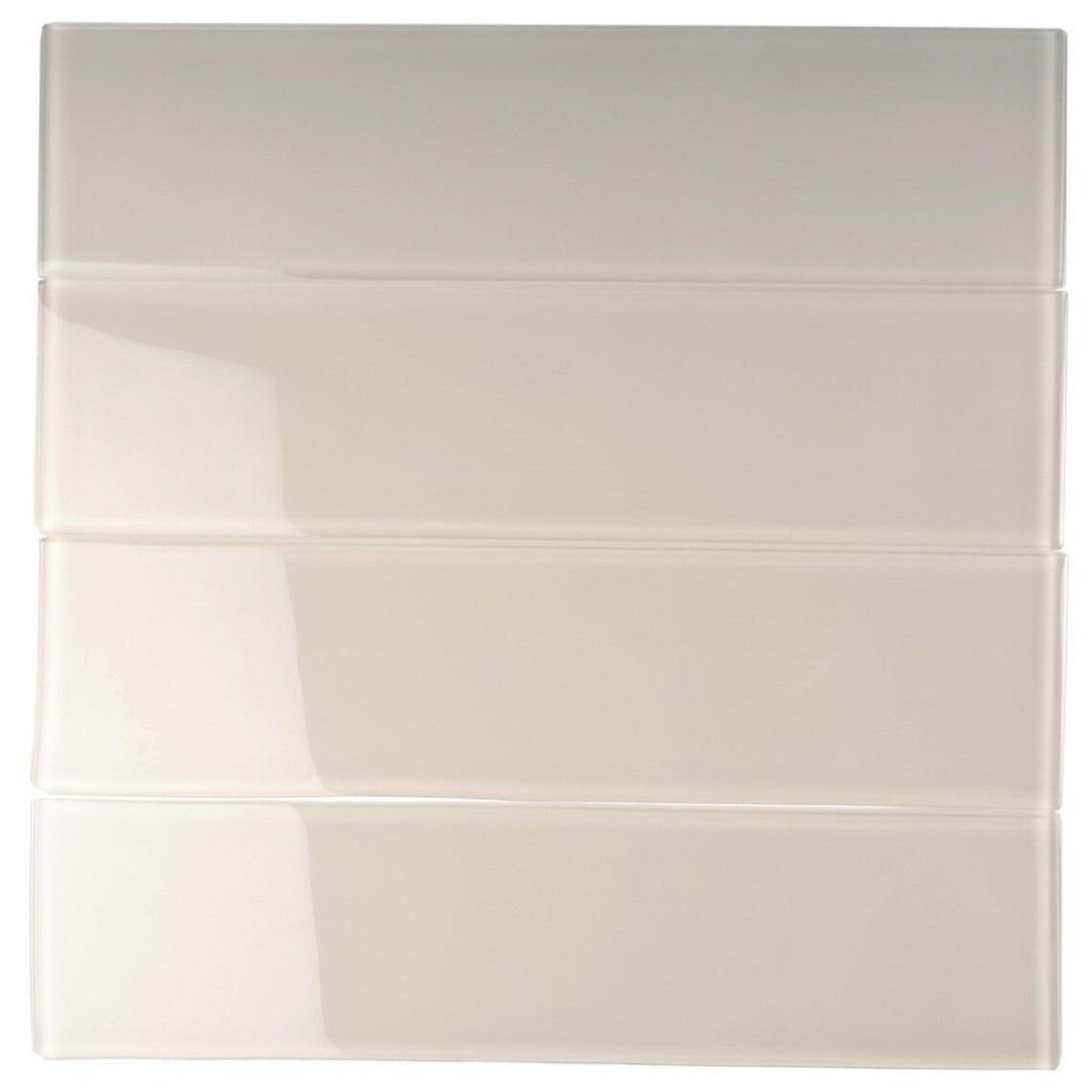 Warm Greige 4x16 Glossy Subway Glass Tile (12 Pack, 5.33 Sq Ft/case) - Etsy