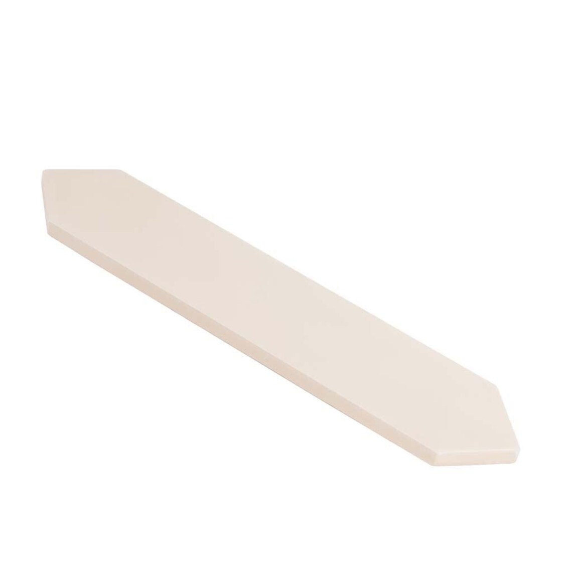 44 Pack Piquet 2 In. X 10 In. Matte Beige Ceramic Picket Wall and Floor ...
