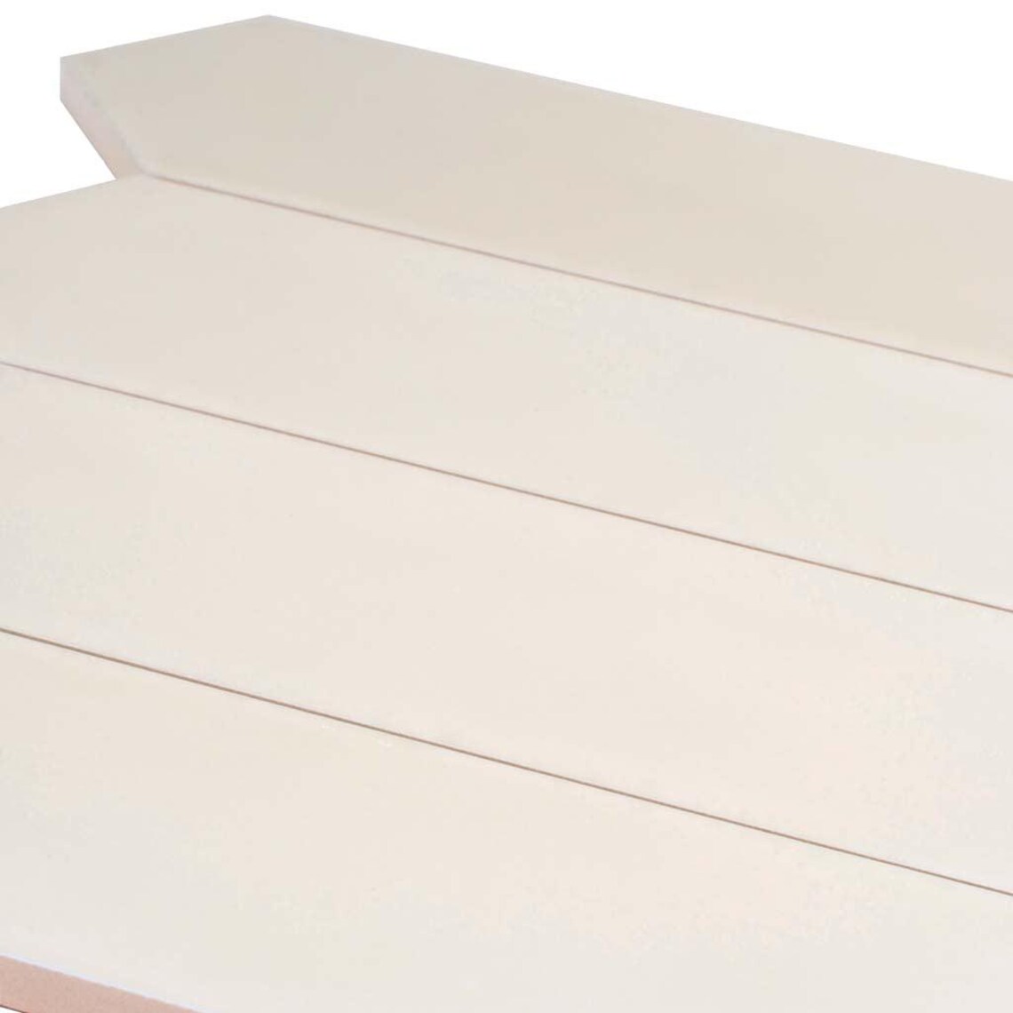 44 Pack Piquet 2 In. X 10 In. Matte Beige Ceramic Picket Wall and Floor ...