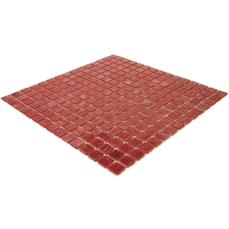 20-pack Celestial 12 In. X 12 In. Glossy Scarlet Red Glass Mosaic Wall ...