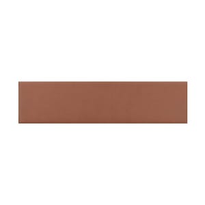 Arte 1.97 In. X 7.87 In. Matte Red Ceramic Subway Wall and Floor Tile ...