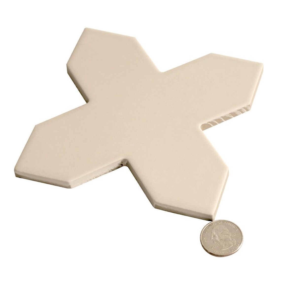 Ecru Taupe 5x5 Matte Cross Porcelain Tile (34 Pack, 5.31 Sq Ft/case) - Etsy