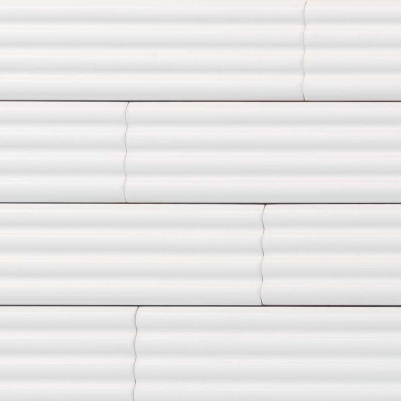 White 2x8 Matte Ceramic Subway Deco Tile (38 Pack, 4.1 Sq Ft/case) - Etsy