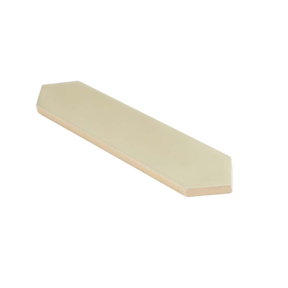 44 Pack Piquet 2 In. X 10 In. Matte Green Ceramic Picket Wall and Floor ...