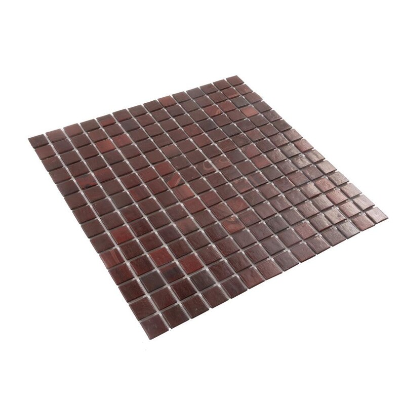 Ruby Red 4 X 5 Glossy Uniform Square Glass Mosaic Tile - Sample - Etsy