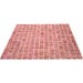 Deep Indian Red 4 X 5 Glossy Uniform Square Glass Mosaic Tile - Sample ...