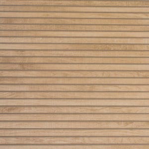 Bois Ribbon 23.77 In. X 47.25 In. Matte Natural Porcelain Deco Wall and ...