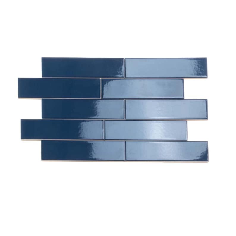 Blue 2x8 Glossy Ceramic Subway Tile (60 Pack, 6.48 Sq Ft/case) - Etsy