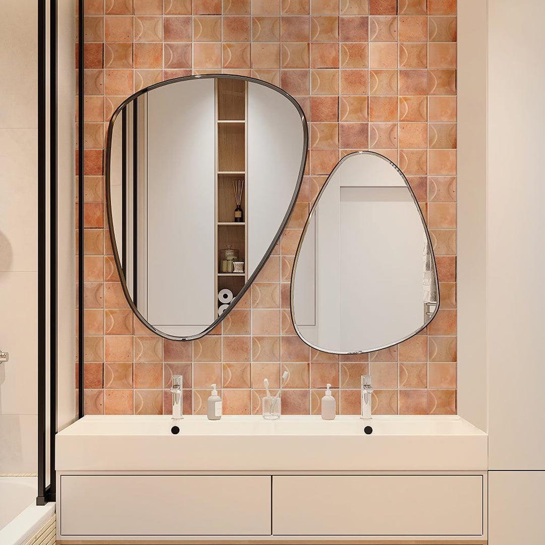 Pink 4x4 Glossy Ceramic Square Deco Tile - Sample - Etsy