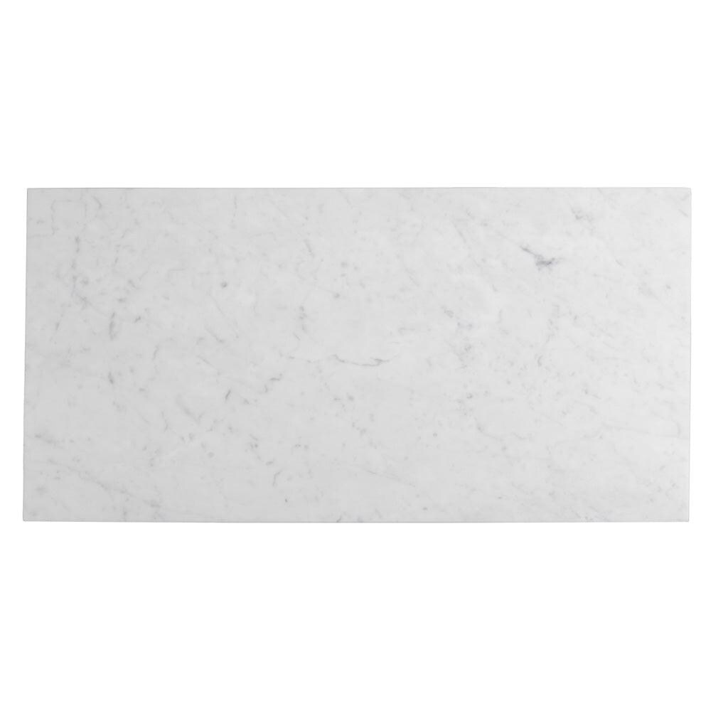 5 Pack White 12 In. X 24 In. Best Quality Polished Marble Subway Wall ...