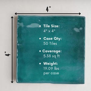 4x4 Vintage Tea Green Tile Backsplash -antique Decorative Tile Glossy ...