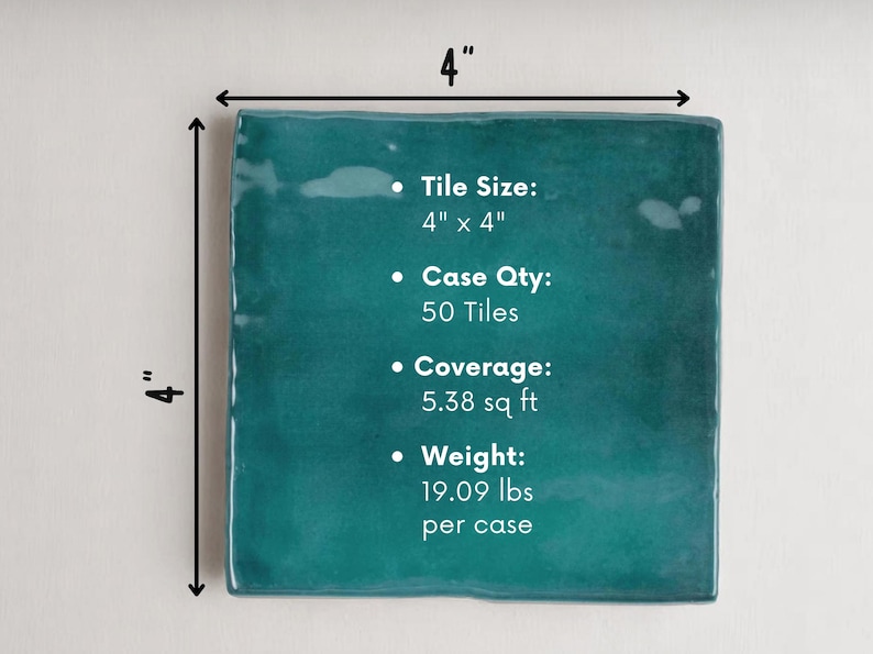 4x4 Vintage Tea Green Tile Backsplash -antique Decorative Tile Glossy ...